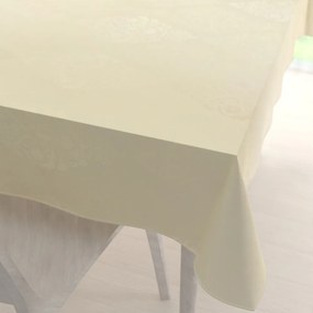 Biante Teflonový obdélníkový ubrus TF-104 Světle vanilkový zámecký vzor 50x100 cm