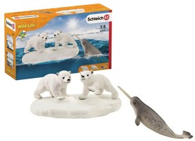 Schleich 42531 lední medvědi a klouzačka