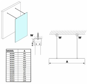 Gelco VARIO sklo nordic 900x2000mm GX1590