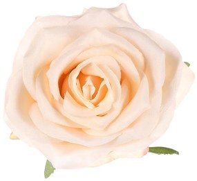 Růže, barva krémová. Květina umělá vazbová. Cena za balení 12 ks - KUM3311-CRM