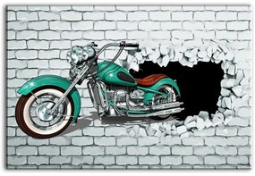 Malvis ® 3D obraz Motorka Velikost: 90x60 cm