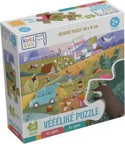 KukiKuk 80052 Véééliké puzzle Na výletě / od 2 let