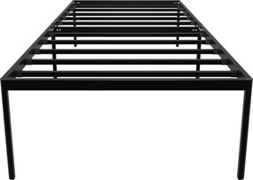 Kovová postel Hamlin 200x90x41 cm – černá