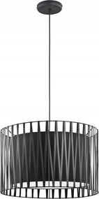 Černé dekorativní závěsné svítidlo do ložnice Harmony Black 1655 Tk Lighting