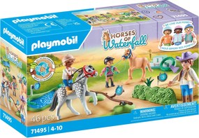 Set figurek a příslušenství playmobil 71495 turnaj poníků