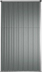 vidaXL Zahradní kůlna na nářadí 161x89x161 cm pozinkovaná ocel [316210] Barva: Hnědá