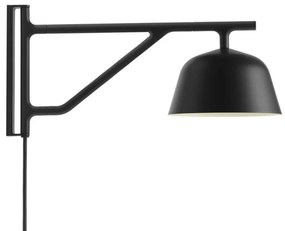 Muuto Nástěnná lampa Ambit, black 15311