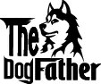 Samolepka The dog father