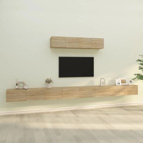 6dílný set TV skříněk dub sonoma kompozitní dřevo 3114608