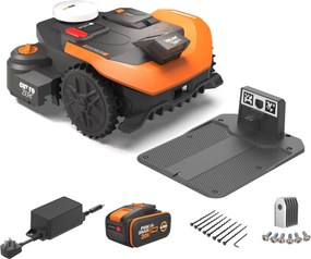 WORX Robotická sekačka WR312E Vision Cloud 1200 m2 (RTK + AI V-SLAM Stereo + Cut-To-Zero)