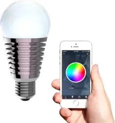 DI-WAY Smart Home HomeBond LED žárovka 6W, E27, 6500K + RGB