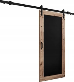 Posuvné dveře LOFT ADIO 2 dub Craft zlatý+ černý 80