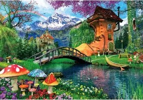 Clementoni 35596 Puzzle Domov ve staré botě 500 dílků / od 10 let