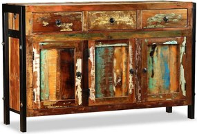 Příborník masivní recyklované dřevo 120 x 35 x 76 cm 243984