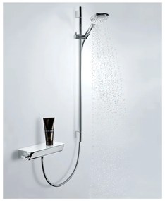 Hansgrohe Raindance Select E, sprchová souprava 120 3jet se sprchovou tyčí 90 cm, bílá/chromová, HAN-26621400