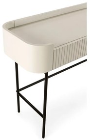 Krémový konzolový stolek 40x120 cm Willa – MOME