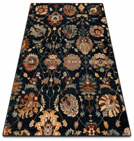 Vlněný kusový koberec Latica modrý 135x200cm