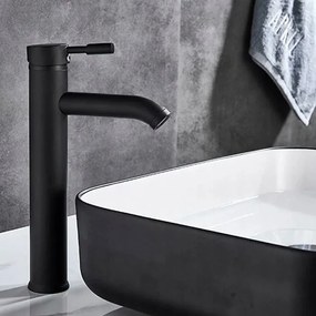 Rea GRAF - Vysoká umyvadlová baterie, Černá, REA-B8665