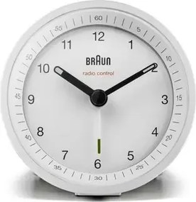 Braun BC07 bílá / Digitální budík / DCF (Rádiem řízený) / 1x AA bateri