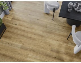 Mexen Sanford, vinylová podlaha 1240x182 mm SPC 6,5 mm, IXPE 1,5 mm, 4stranná V-drážka, dub, F1059-1240-182-505-4V1-01