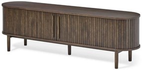 Designový TV stolek Palomino 180 cm tmavě hnědý dub