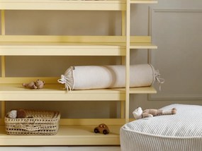 Dřevěná nástěná knihovna FRAME vanilková
