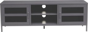 Šedý ocelový TV stolek 150x50x45 cm Acier – Premier Housewares