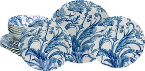 XXXLutz JÍDELNÍ SOUPRAVA Venecia Blue 18dílné Creatable - Online Only nádobí - 007768060001