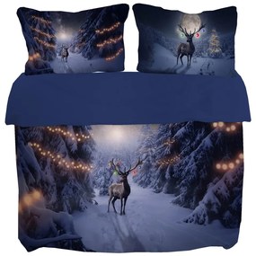 3D Italské povlečení 100% bavlna Deer - 220x200 / 2x70x90 cm