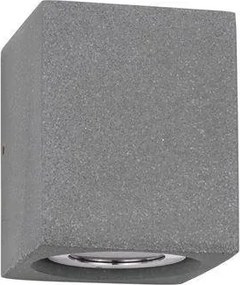 NV 9540209 Venkovní nástěnné svítidlo EMILE šedý beton skleněný difuzor LED 5W 3000K 120-230V IP65 světlo dolů - NOVA LUCE