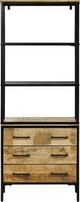 Vysoký bufet Hnědá 70 x 35 x 180 cm Masivní mangové dřevo 3310126