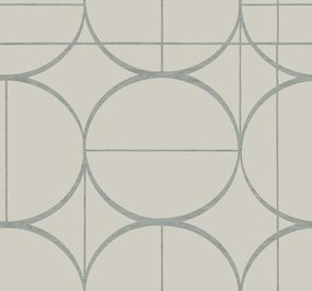 Šedo-stříbrná geometrická vliesová tapeta na zeď, MD7201, Modern Metals, York
