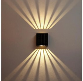 Brilagi - LED Solární nástěnné svítidlo BLOCK LED/2W/3,7V IP44