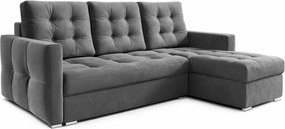 Elegantní rohová sedací souprava do obývacího pokoje s funkcí spaní Roni (103) - 235 cm