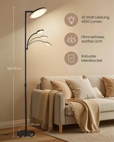 LED stojací lampa LFL028BD02