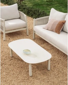 Béžový/krémový zahradní lounge set z masivu akácie pro 5 osob Aleria – Kave Home