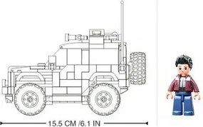 Sluban Model Bricks M38-B1013 americké SUV Bronx / LEGO - kompatibilní