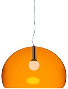 Závěsné svítidlo big Fly transparentní oranžová, Kartell - big Fly