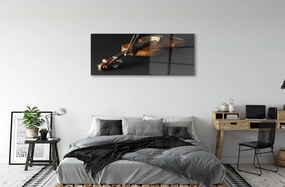 akrylový obraz Housle 120x60 cm