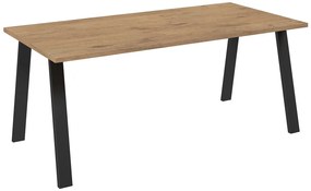 Jídelní stůl KOLINA 185x90 cm černá/lancelot
