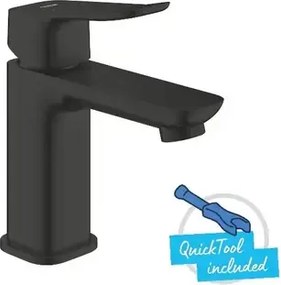 Grohe Dice - Umyvadlová baterie s výpustí Push-Open matná černá