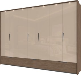 Šatní skříň P73B/LF s osvětlením - 322 × 226 × 60 cm