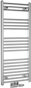 Aqualine Aqualine, ALYA topné těleso rovné 500x1188 mm, středové připojení, chrom, LLS302