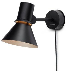 Anglepoise Type 80 W1 nástěnné, zásuvka, černá