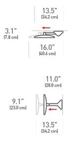 Nástěnné kosmetické zvětšovací zrcadlo s osvětlením (5x) ø 20 cm Sensor – simplehuman