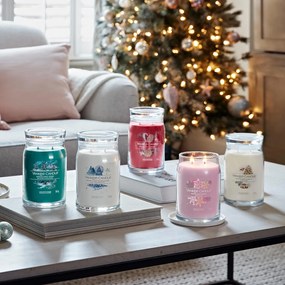 Yankee Candle vonná svíčka Signature ve skle velká Winter Night Stars 567g