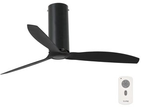 FARO 32060 - Stropní ventilátor TUBE FAN černá + dálkové ovládání