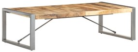 Konferenční stolek 140 x 70 x 40 cm hrubé mangovníkové dřevo - Default Title