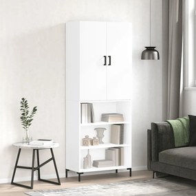 vidaXL Skříň highboard 69,5 x 34 x 180 cm kompozitní dřevo [3196070] Barva: bílá s vysokým leskem