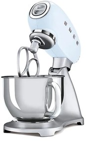 SMEG 50's Retro Style kuchyňský robot nerezový podstavec 4,8 l pastelově modrý